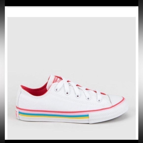 Converse | Shoes | Girls Converse Chuck Taylor All Star Striped ...